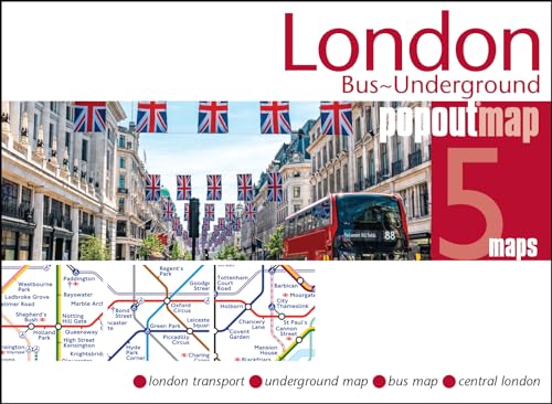 London Bus & Underground Tube PopOut Map (PopOut Maps)