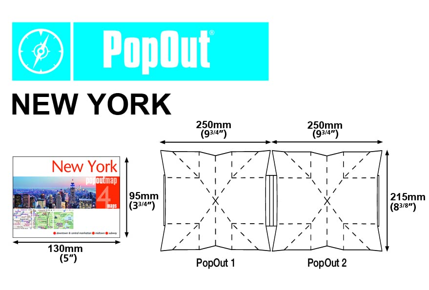 New York PopOut Map (PopOut Maps)