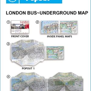 London Bus & Underground Tube PopOut Map (PopOut Maps)