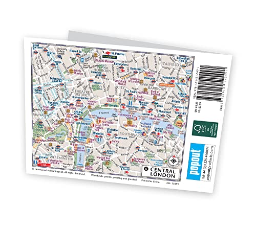 London Bus & Underground Tube PopOut Map (PopOut Maps)