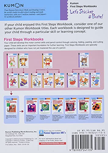 Let's Sticker & Paste! (Kumon First Steps Workbooks)