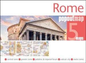 rome popout map (popout maps)