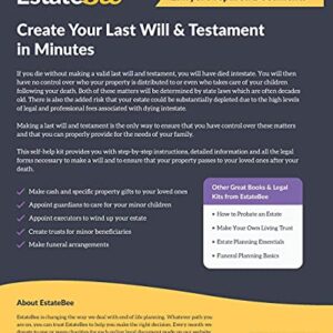 Legal Will Kit: Make Your Own Last Will & Testament in Minutes.... (2023 U.S. Edition)