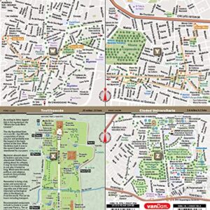 StreetSmart Mexico City Map by VanDam – Laminated City Center Street Map of CDMX w/all Attractions, Pre-hispanic Sites, Museums, Hotels, Restaurants, ... 2025 Edition (English and Spanish Edition)