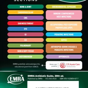 EMRA Antibiotic Guide, 20th Edition