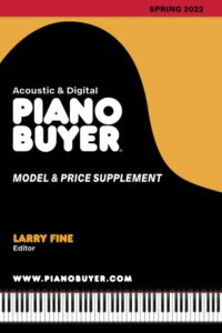 piano buyer model & price supplement: spring 2022