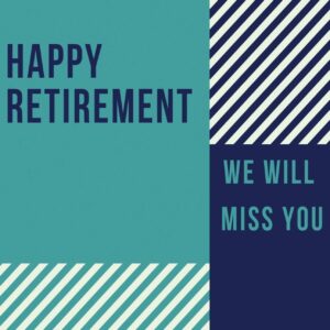 Happy Retirement Guest Book (Hardcover): Guestbook for retirement, message book, memory book, keepsake, retirement book to sign