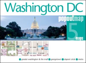 washington dc popout map (popout maps)