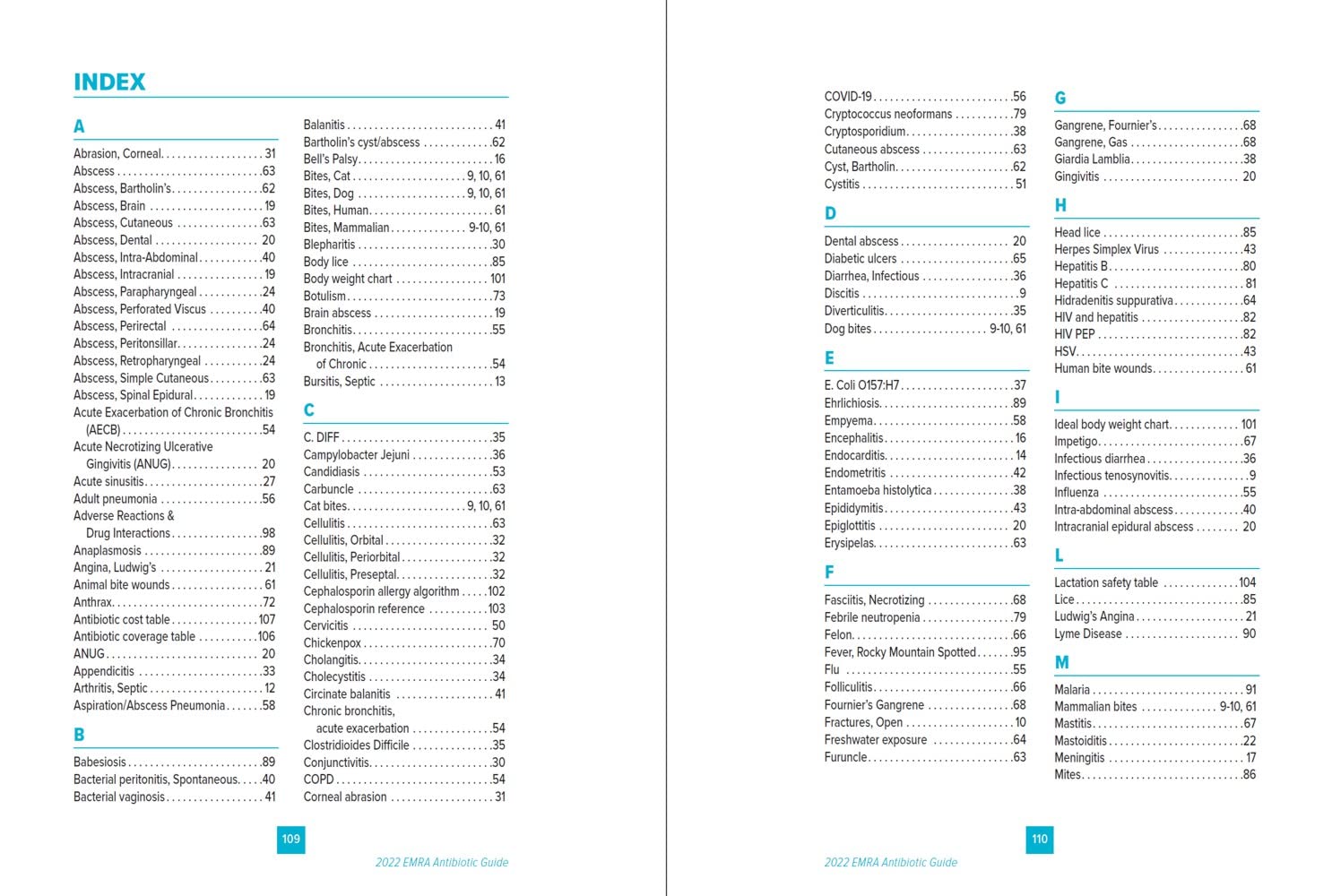 EMRA Antibiotic Guide, 20th Edition