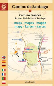 camino de santiago maps (camino francés): st. jean pied de port - santiago de compostela (camino guides)