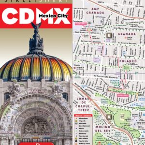 StreetSmart Mexico City Map by VanDam – Laminated City Center Street Map of CDMX w/all Attractions, Pre-hispanic Sites, Museums, Hotels, Restaurants, ... 2025 Edition (English and Spanish Edition)