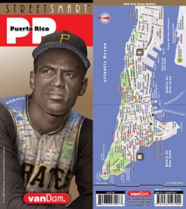 streetsmart puerto rico by vandam — laminated pocket size island street & freeway map to puerto rico complete with all attractions, beaches, resorts, ... and shopping plus old san juan detail map