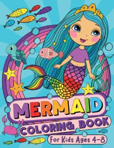 mermaid coloring book: for kids ages 4-8 (us edition) (silly bear coloring books)