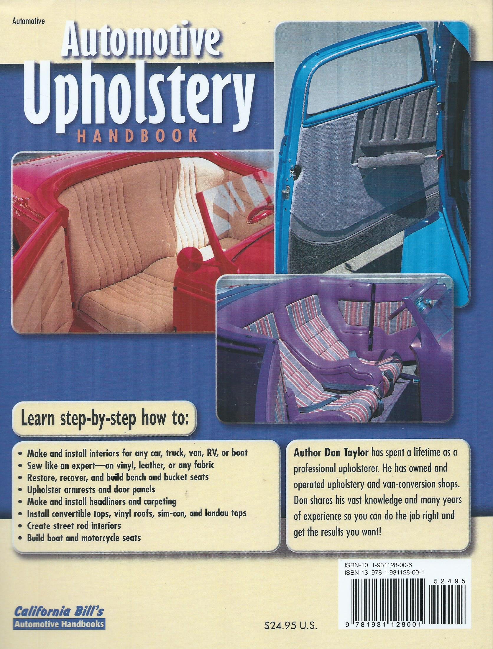 Automotive Upholstery Handbook