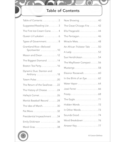 Carson Dellosa Skill Builders Reading Comprehension Grade 6 Workbook, Middle School Reading Passages and Vocabulary Builder for Kids Ages 11-12, 6th Grade Reading Comprehension Workbook