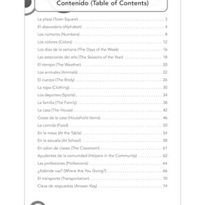 Carson Dellosa Skill Builders Grades K–5 Spanish Workbook for Kids, Spanish Vocabulary Builder for Kids Ages 5-11, Kindergarten―5th Grade Workbook, Learn Spanish Numbers, Alphabet, Vocabulary & More