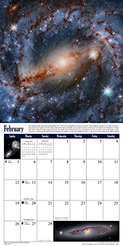 The Universe 2023 Astronomy Wall Calendar: Images from NASA's Hubble Space Telescope (12"x12")