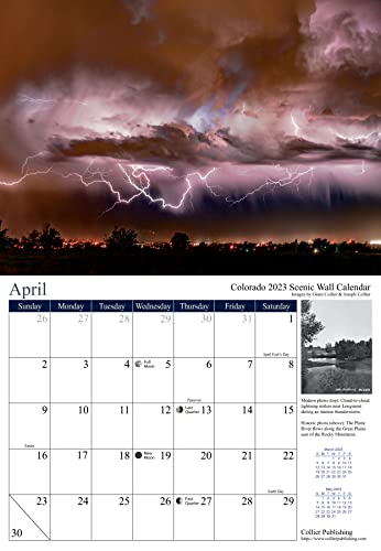 Colorado 2023 Scenic Wall Calendar by Grant Collier (13.5" x 9.75")