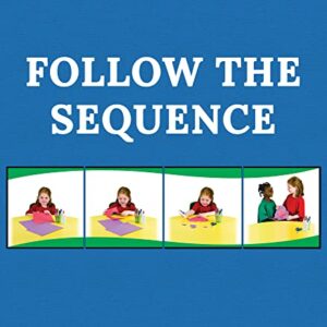 Carson Dellosa Education Carson Dellosa Learning to Sequence Pre-Reading Puzzle Game Set for Kids, Preschool Learning Activity, Storytelling Game for Classroom and Homeschool (42 pc), 9" x 2" x 9"