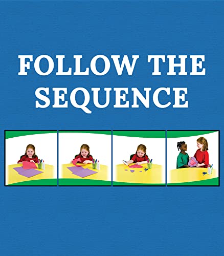 Carson Dellosa Education Carson Dellosa Learning to Sequence Pre-Reading Puzzle Game Set for Kids, Preschool Learning Activity, Storytelling Game for Classroom and Homeschool (42 pc), 9" x 2" x 9"