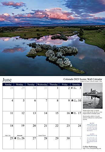 Colorado 2023 Scenic Wall Calendar by Grant Collier (13.5" x 9.75")