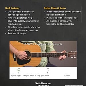 Beginner Guitar Lessons for Kids Book: with Online Video and Audio Access