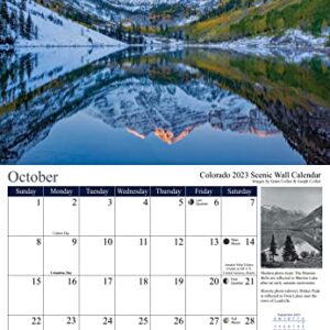 Colorado 2023 Scenic Wall Calendar by Grant Collier (13.5" x 9.75")