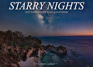 starry nights 2023 astronomy wall calendar - featuring photography of the northern lights, milky way, outer space, stars, sky, and more (13.5" x 9.75")