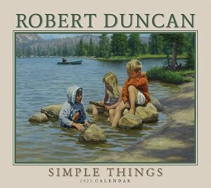 2023 robert duncan "simple things" deluxe wall calendar