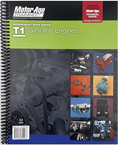 ASE Test Prep Medium and Heavy Truck Study Guide Set - ASE T1-T8 (Motor Age Training)