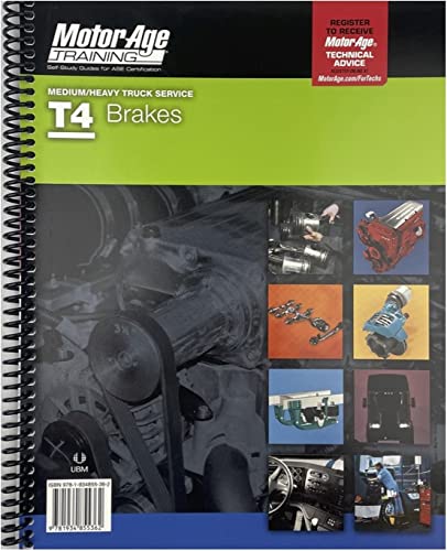 ASE Test Prep Medium and Heavy Truck Study Guide Set - ASE T1-T8 (Motor Age Training)