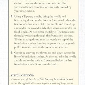 Hand Embroidery Stitches At-A-Glance: Carry-Along Reference Guide (Landauer) Pocket-Size Step-by-Step Illustrated How-To for 30 Favorite Stitches, plus Tips & Techniques and Needle & Thread Charts