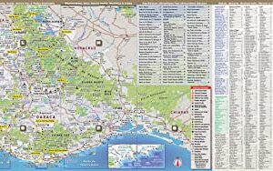 StreetSmart® Oaxaca Map by VanDam -- Laminated State, Region and City Map to Oaxaca, Mexico with all attractions, sights, museums, mezcalerias, hotels, ... 2024 Edition (English and Spanish Edition)