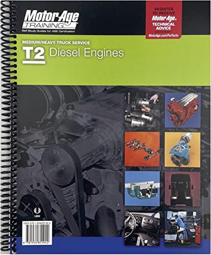 ASE Test Prep Medium and Heavy Truck Study Guide Set - ASE T1-T8 (Motor Age Training)