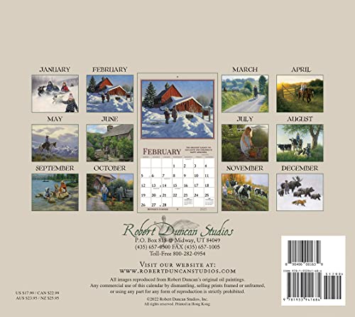 2023 Robert Duncan "Simple Things" Deluxe Wall Calendar