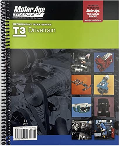 ASE Test Prep Medium and Heavy Truck Study Guide Set - ASE T1-T8 (Motor Age Training)