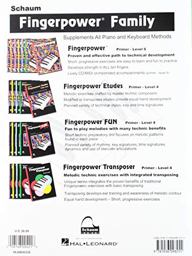 Fingerpower: Level 1 (Schaum Publications Fingerpower) - Piano Sheet Music Book