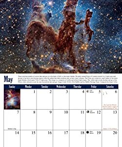 The Universe 2023 Astronomy Wall Calendar: Images from NASA's Hubble Space Telescope (12"x12")