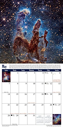 The Universe 2023 Astronomy Wall Calendar: Images from NASA's Hubble Space Telescope (12"x12")