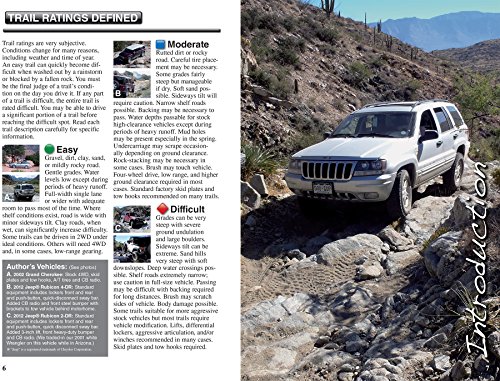 Guide to Arizona Backroads & 4-Wheel-Drive Trails: Easy, Moderate, Difficult