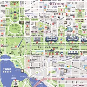 MallSmart® Washington DC Map by VanDam -- Laminated City Street pocket map with all museums, sights, monuments, government buildings and hotels plus ... Map – 2024 Edition (StreetSmart)