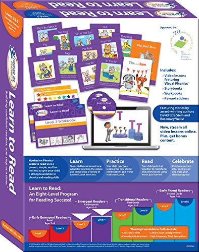 Hooked on Phonics Learn to Read - Levels 3&4 Complete: Emergent Readers (Kindergarten | Ages 4-6) (2) (Learn to Read Complete Sets)