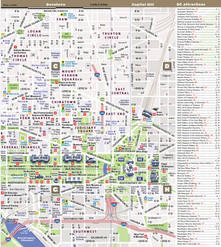 MallSmart® Washington DC Map by VanDam -- Laminated City Street pocket map with all museums, sights, monuments, government buildings and hotels plus ... Map – 2024 Edition (StreetSmart)