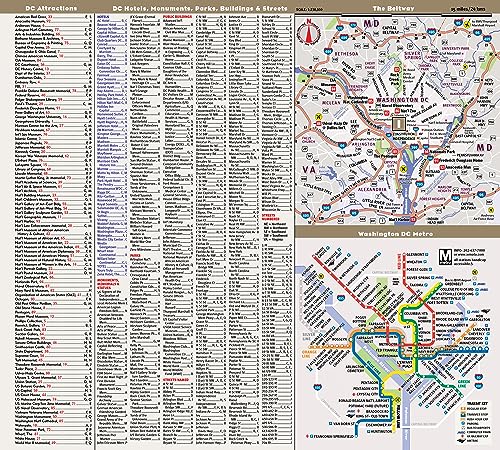 MallSmart® Washington DC Map by VanDam -- Laminated City Street pocket map with all museums, sights, monuments, government buildings and hotels plus ... Map – 2024 Edition (StreetSmart)