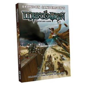 mistborn alloy of law campaign setting & game supplement by crafty games - rpg adventure - 2-6 players, 2+ hours gameplay, ages 13+