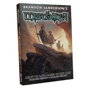 mistborn: alloy of law: masks of the past by crafty games - intrigue & mystery rpg - 2-6 players, 2+ hours gameplay, ages 13+