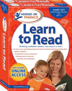 hooked on phonics learn to read - levels 1&2 complete: early emergent readers (pre-k | ages 3-4) (1) (learn to read complete sets)