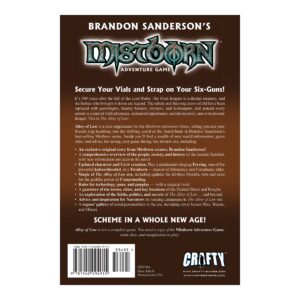 Mistborn Alloy of Law Campaign Setting & Game Supplement by Crafty Games - RPG Adventure - 2-6 Players, 2+ Hours Gameplay, Ages 13+