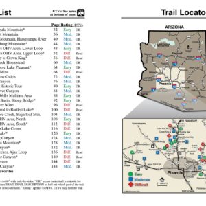 Atv Trails Guide Arizona Phoenix Region