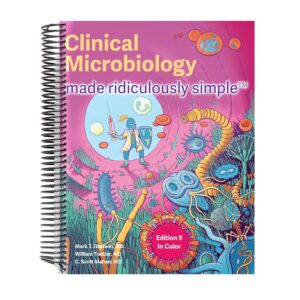 clinical microbiology made ridiculously simple: spiral bound color edition